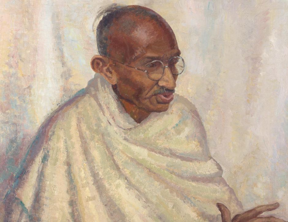Gandhi on Canvas, Rare Portrait of 20th Century to Be Auctioned in London